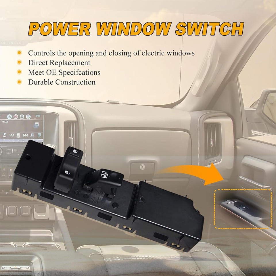 Brand New for 03-2006 Tahoe Yukon Silverado Window Control Switch Front ...