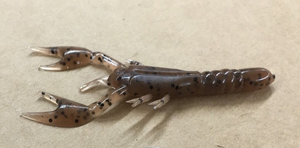 2" Body(3" Total) Crawfish Bass Fishing Lure 50 pack, Crawdad US Made ...