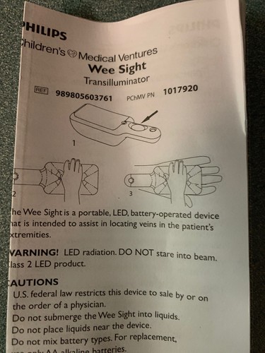 Philips Wee Sight. Transluminator | eBay