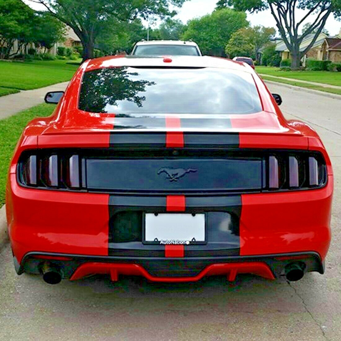 Rocket Sticker Stripe Kit for Ford Mustang GT Trunk Bumper Splitter ...