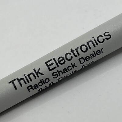 VTG Ballpoint Pen Think Electronics Radio Shack Dealer Corning IA | eBay