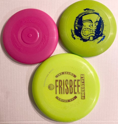 Wham-o Mattel 3 Frisbee Disc Y2K 2000 Pink Green 1996 Performance ...