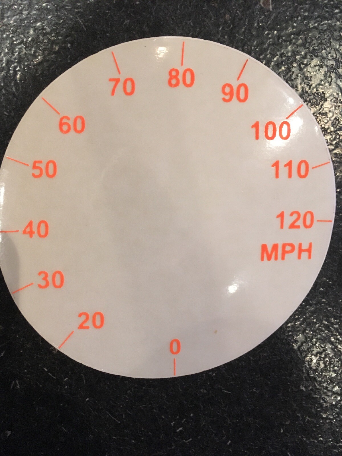 Honda CBR 750 CBR1000 FH Jap Import Speedo Clock Converter Overlay KMH ...