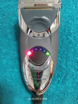 Remington TITANIUM - MS-5500 MicroScreen Rechargeable Men Electric ...