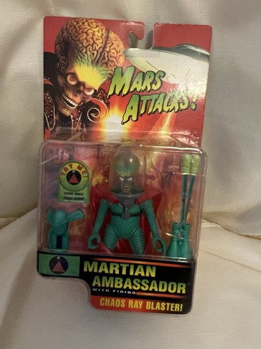 Mars Attacks Martian Ambassador with Chaos Ray Blaster 1996 ...