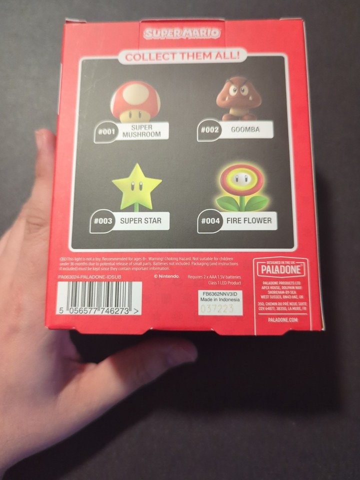 Super Mario Fire Flower Light #004 Paladone Icons New 5056577746273| eBay