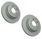 For BMW E70 Set of Rear Left & Right Brake Disc Zimmermann Coat Z ...
