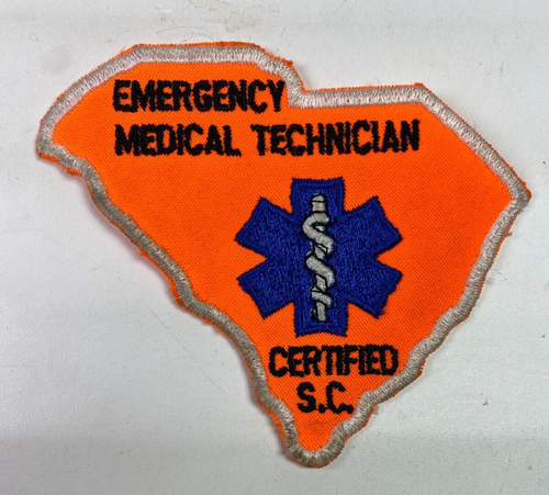 South Carolina EMT Emergency Medical Technician SC Patch I3C | eBay