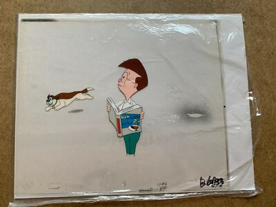 BEETHOVEN TED NEWTON ANIMATED SHOW ANIMATION ART PRODUCTION CEL W/ COA ...