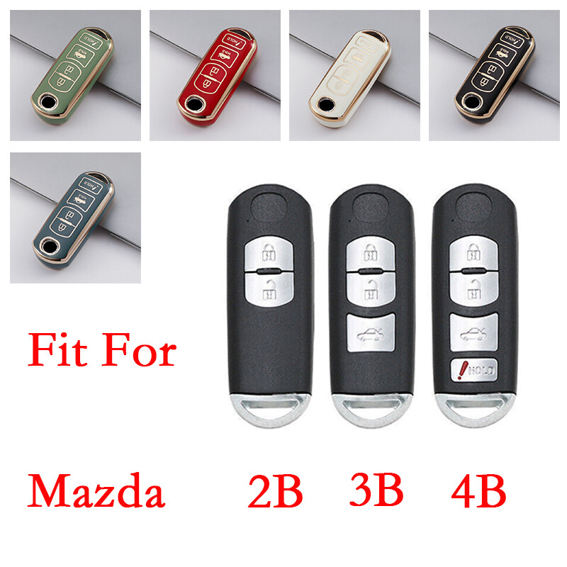 TPU Car Romote Key Case Fob Cover Shell Holder For Mazda CX-5 Mazda 6 ...