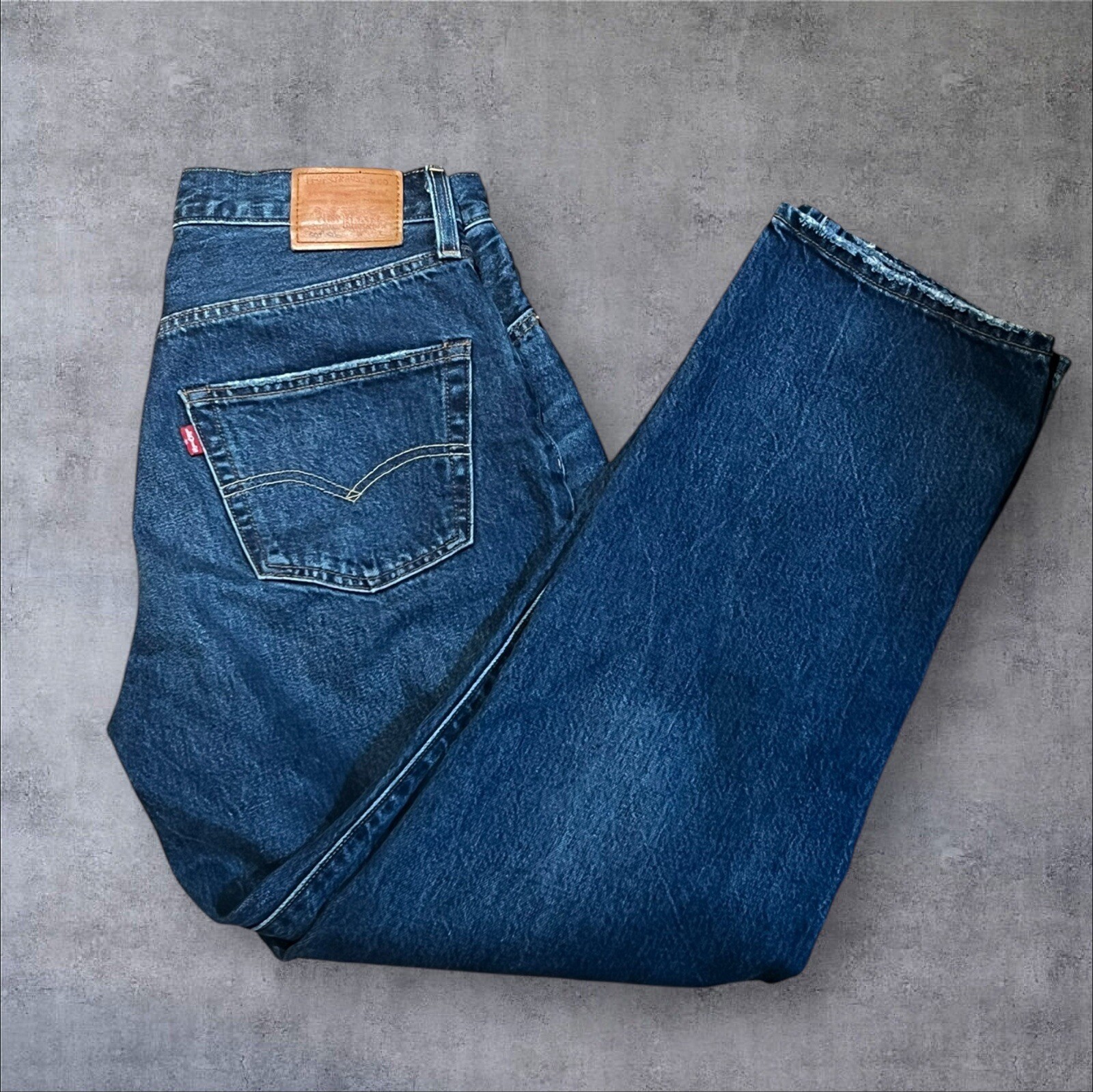 Levi’s 501 Button Fly 90s LVC Selvedge Denim Blue Jea… - Gem