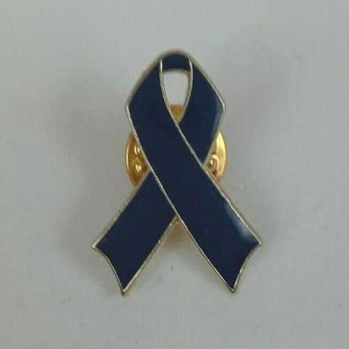 Vintage Dark Blue Awareness Ribbon Lapel Hat Pin | eBay
