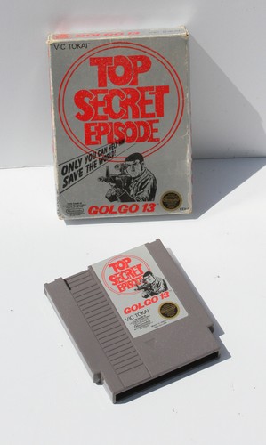 1988 Nintendo Entertainment System NES Golgo 13: Top Secret Mission w ...