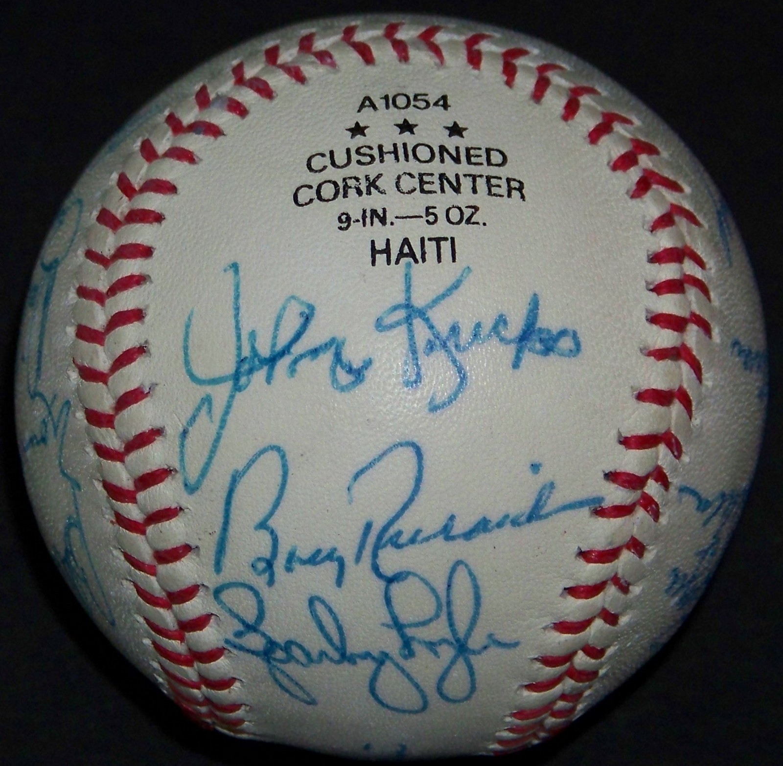 1987 Yankees Old Timers Day Billy Martin Whitey Ford Signed Baseball ...