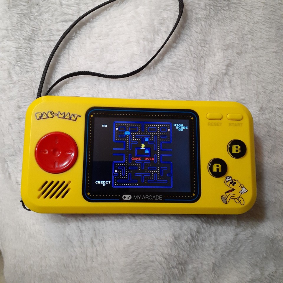 MyArcade (DRMDGUNL3227) Pac-Man Pocket Player Handheld Game Console 3 ...