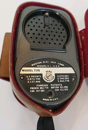 Weston Master II Universal Exposure Meter Model 735 With Fitted Leather ...