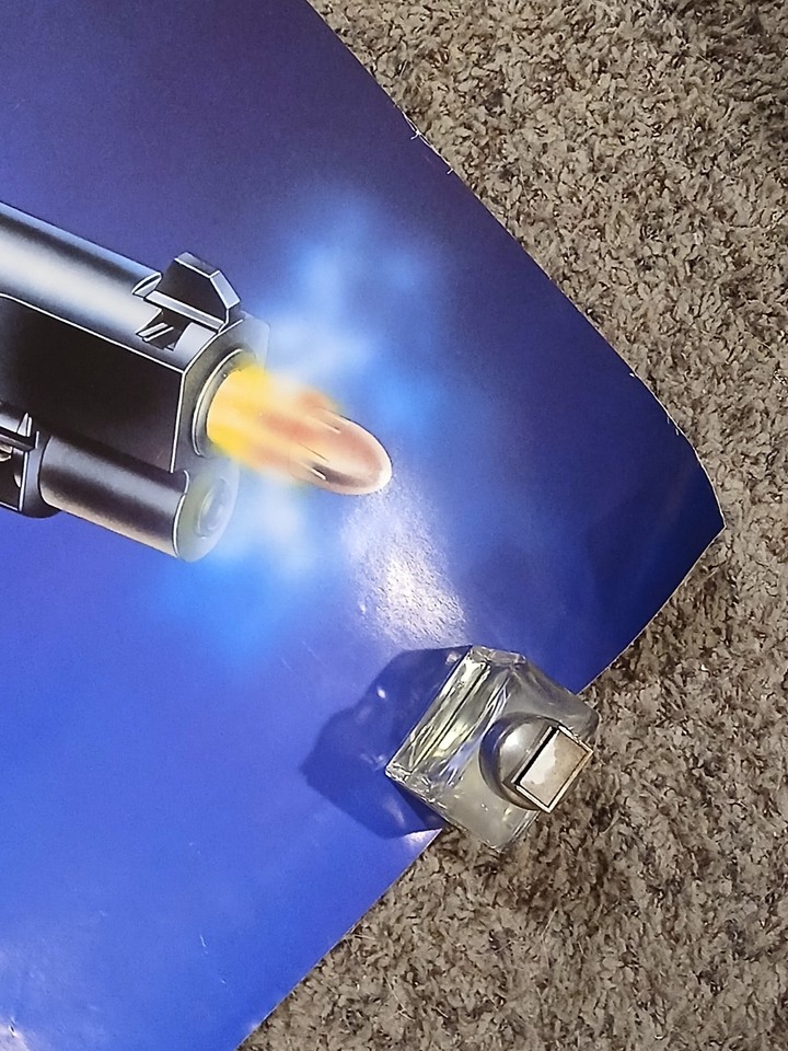 VINTAGE WALTHER P88 PISTOL FACTORY ORIGINAL POSTER 27 1/2" x 23" RARE ...