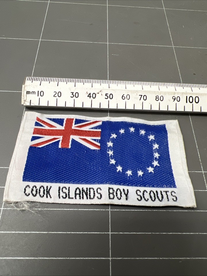 VINTAGE BOY SCOUTS PATCH POWELL CUBS VENTURER JAMBOREE COOK ISLANDS M ...