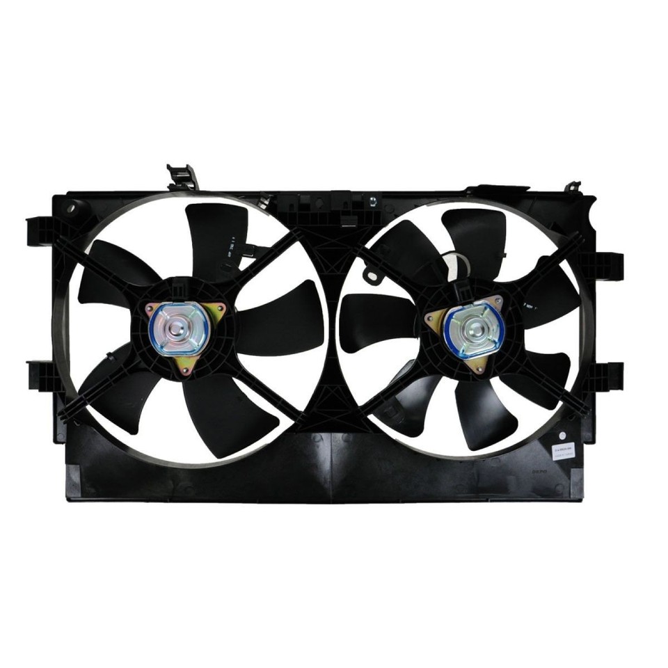 Dual A/C Radiator Cooling Fan Assembly w/ Motor for 08-17 Mitsubishi ...