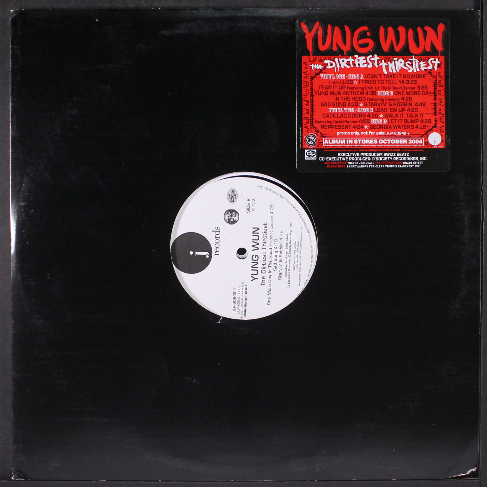 YUNG WUN: the dirtiest thirstiest J 12" LP 33 RPM | eBay