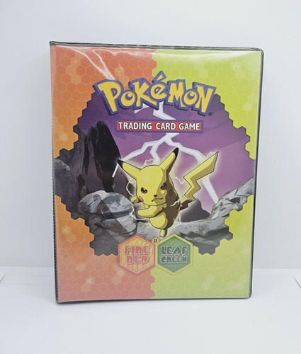 Pokemon Fire Red & Leaf Green 2004 Used 4 Pocket Ultra Pro Binder ...