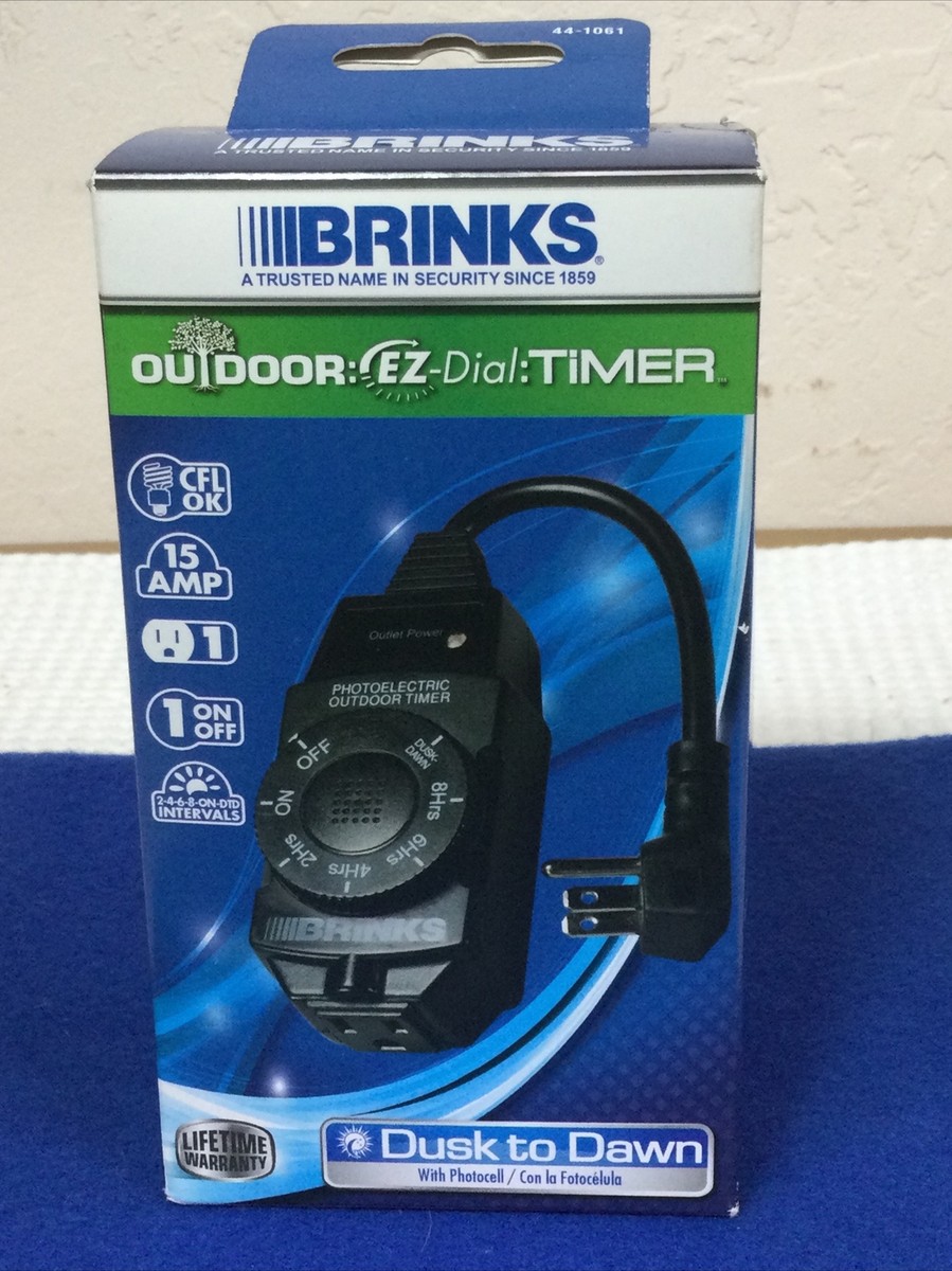 Brinks Outdoor Timer With Photocell Outdoor 24 Hour Countdown Timer