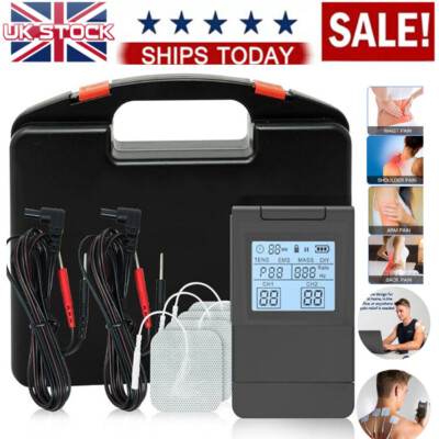 TENS 7000 EMS Tens Machine Massagers Rechargable Portable Unit Full ...