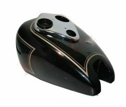 Gas Fuel Tank Black Painted Golden Stripe Ariel Square Four 4 Red ...