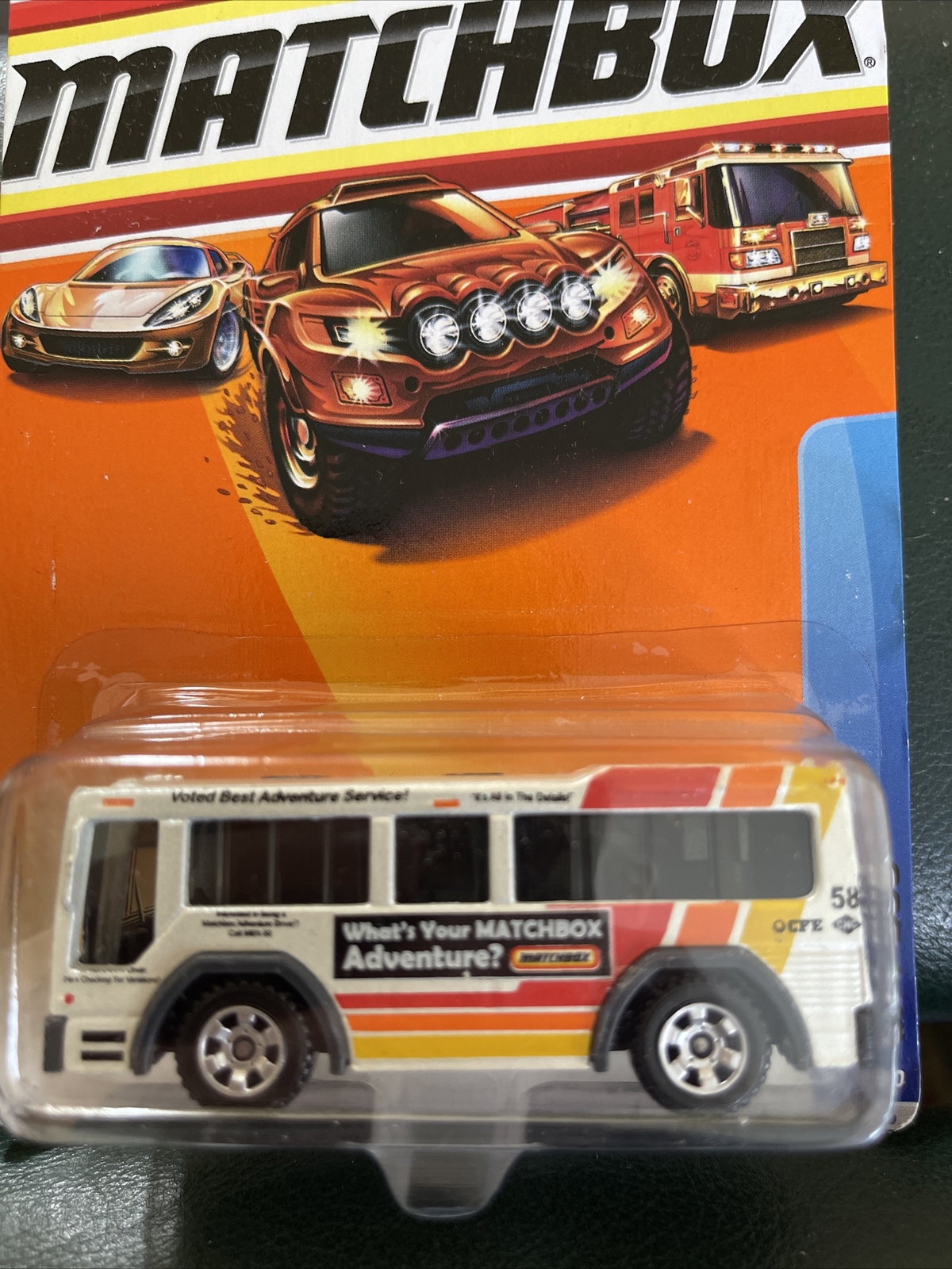 Matchbox City Bus White MBX City Action Small Crease | eBay