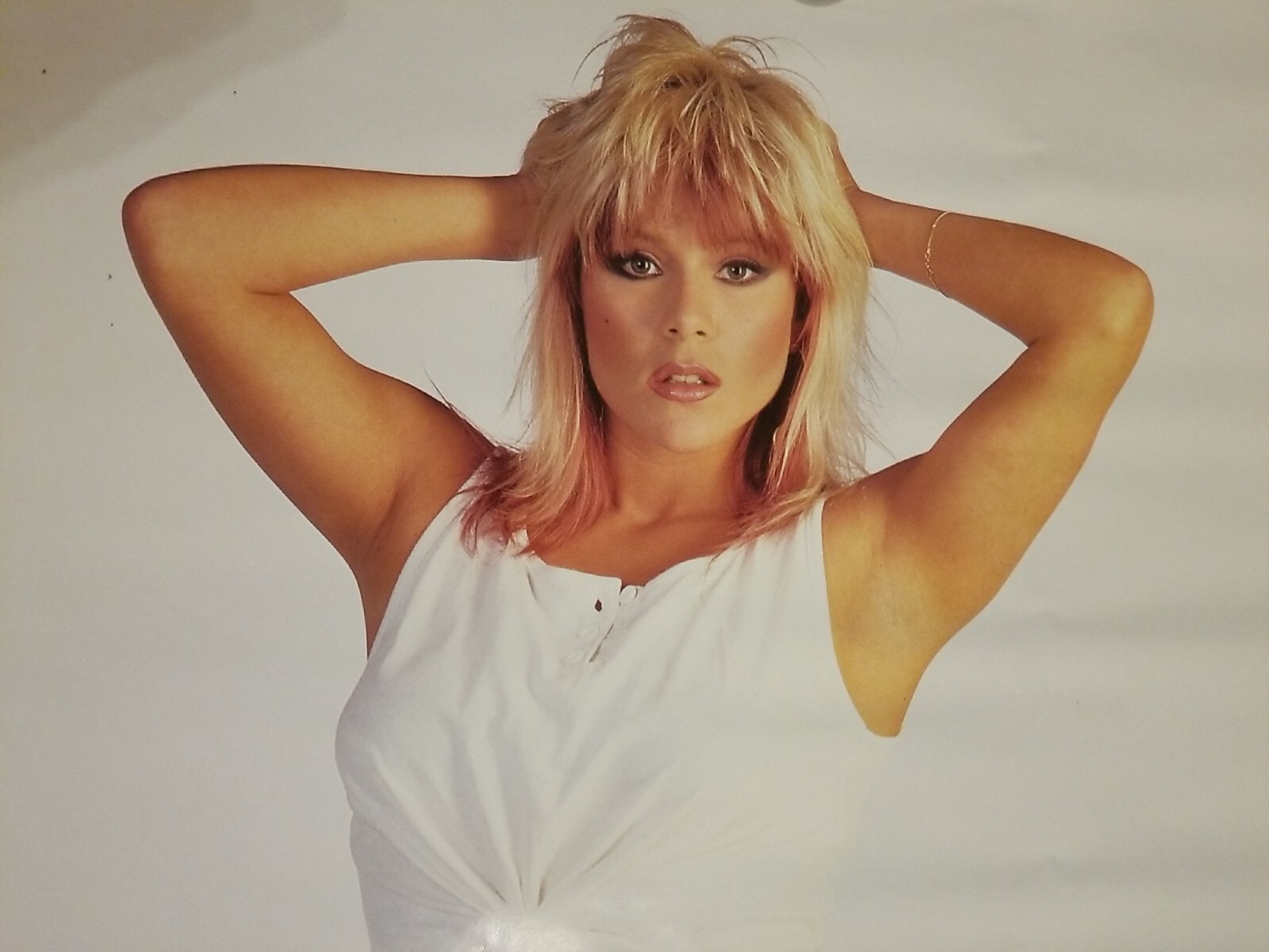 NOS 80’s Vtg Samantha Fox Eighties Photo Poster 27" x 39" Sexy Pinup ...