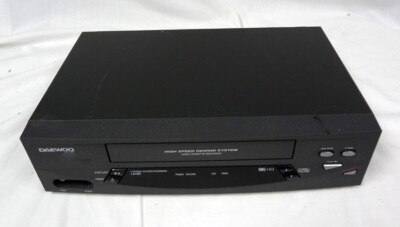 Vintage Daewoo VCR VHS Player and High Speed Video Cassette Recorder ...