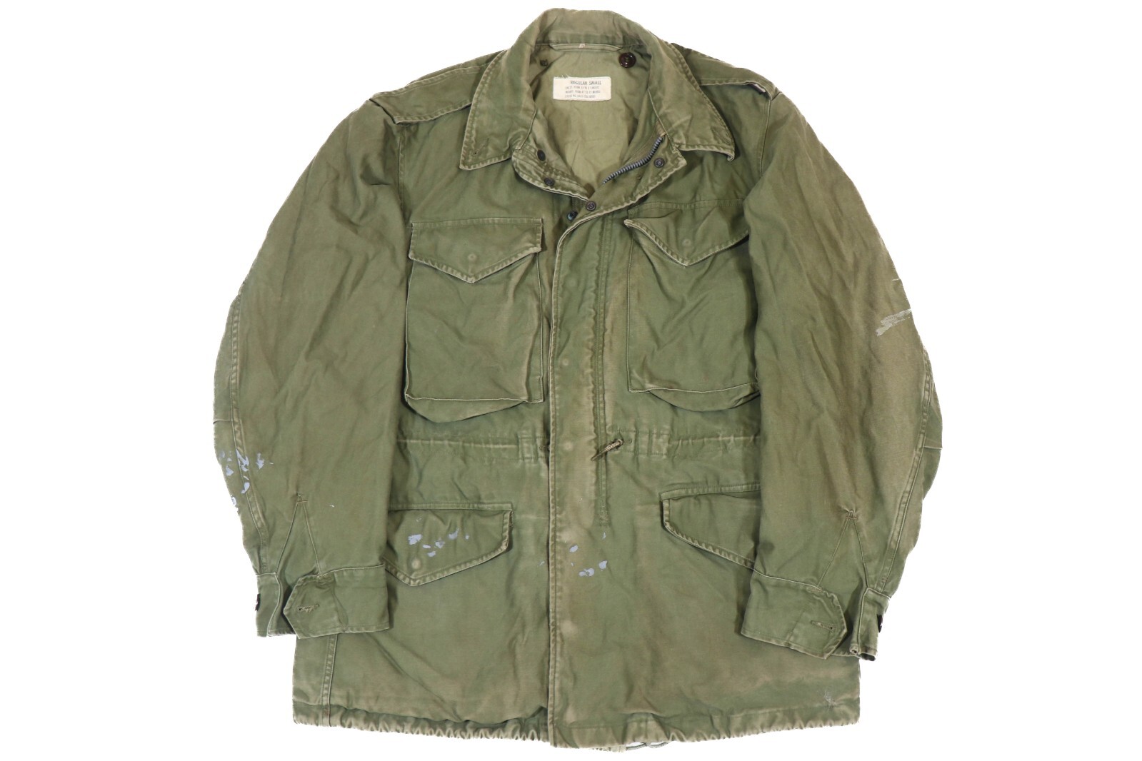 US Korean War M-1951 Field Jacket M51 Parka Vietnam Era (Broken Zipper ...