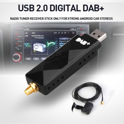 USB DAB+ Digital Radio Tuner DAB Dongle Receiver for Car Stereo Audio ...