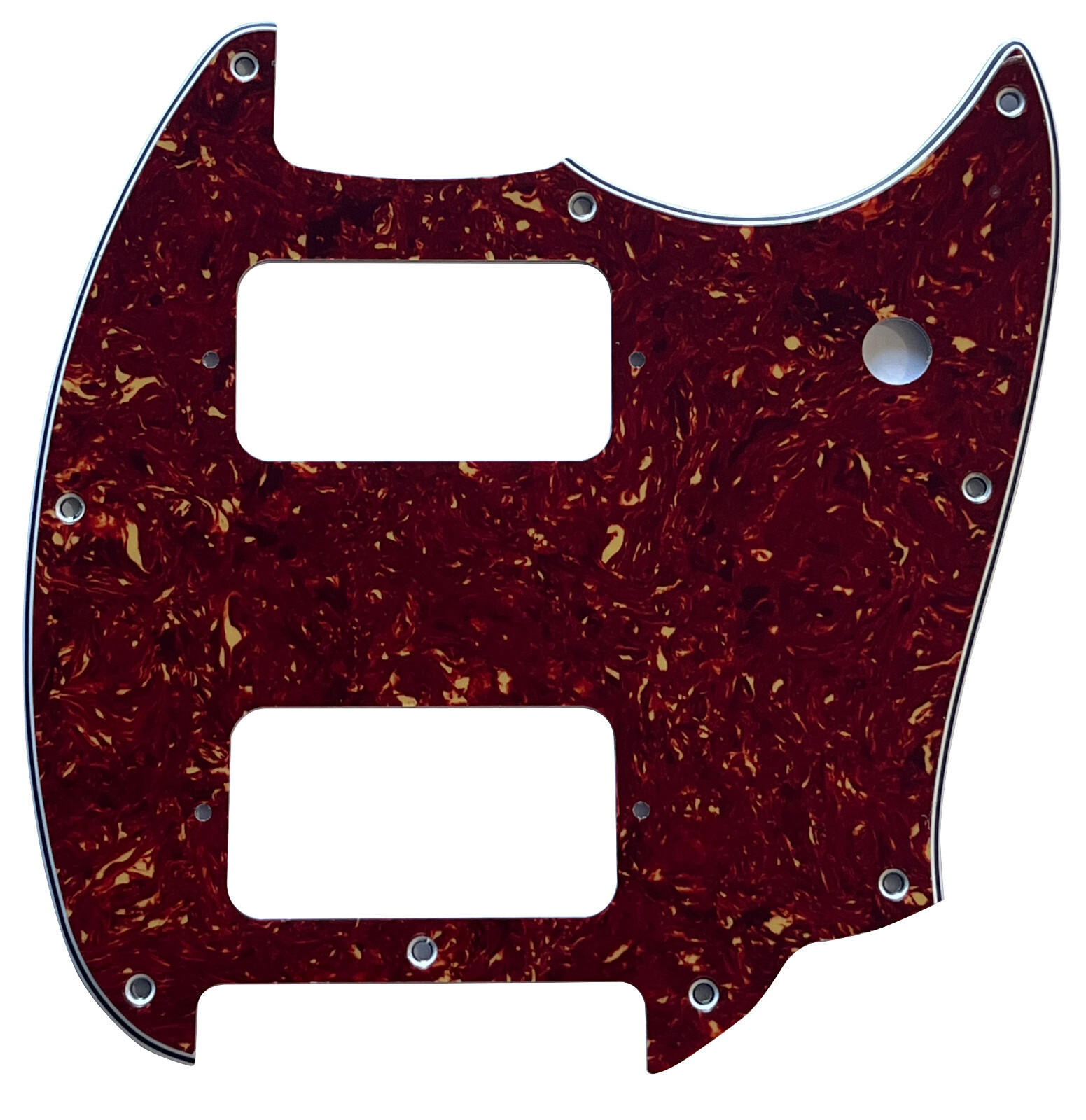 For Fender Squier Bullet Mustang HH Style Guitar Pickguard 4 Ply Red ...
