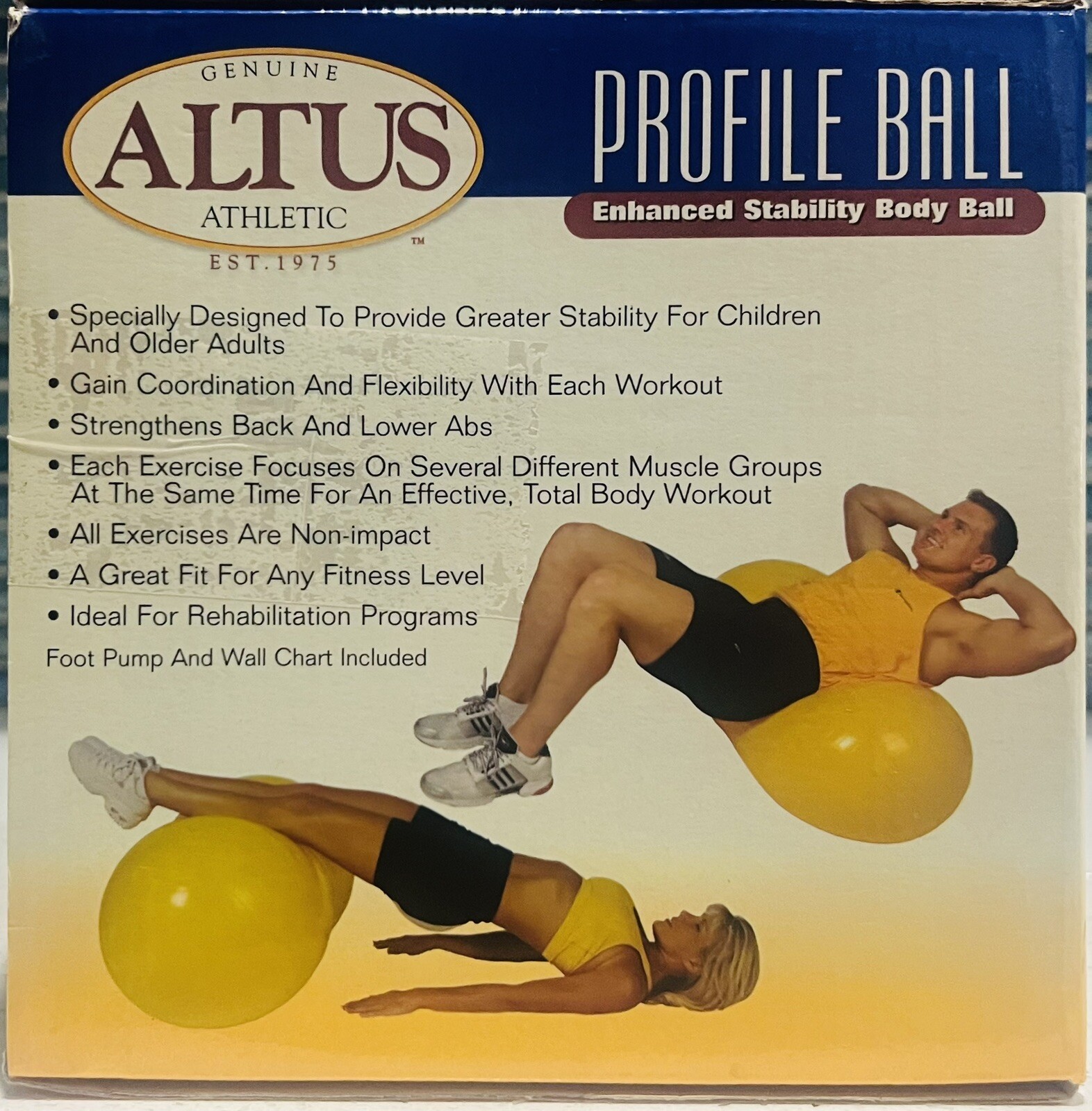 Vintage Altus Profile Ball Body Ball Athletic Genuine # APBALL NOB | eBay