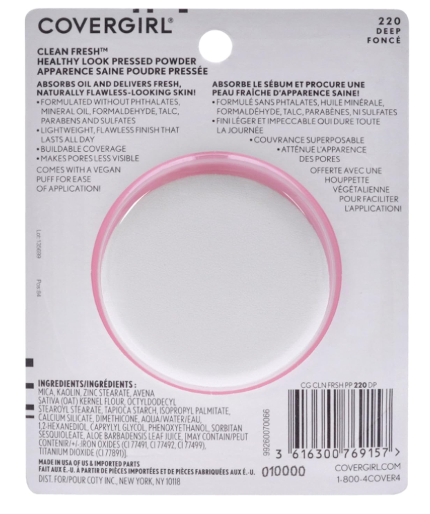 CoverGirl Clean Fresh Healthy Look Pressed Powder | eBay
