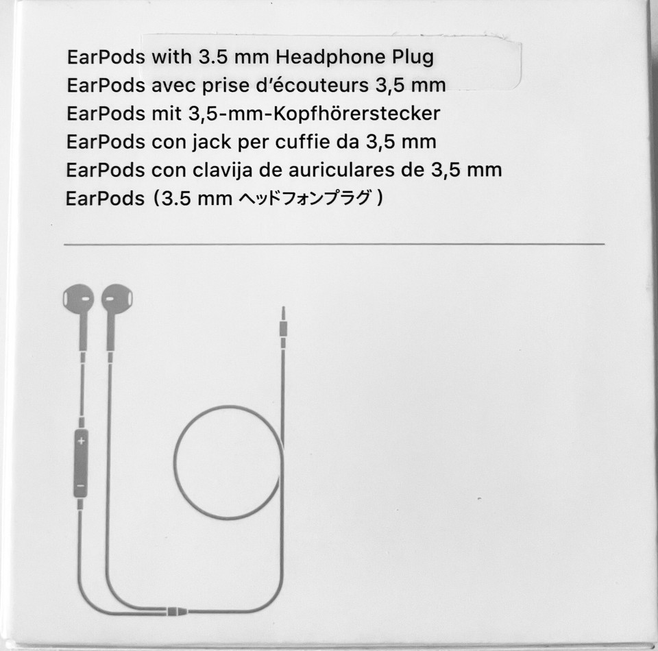 ORIGINAL Apple EarPods 3.5mm Headphone Plug with Microphone AUTHENTIC ...