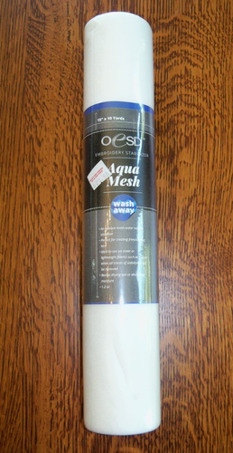 NIP OESD AQUA MESH Wash-Away Embroidery Stabilizer White 15" x 10 Yard ...