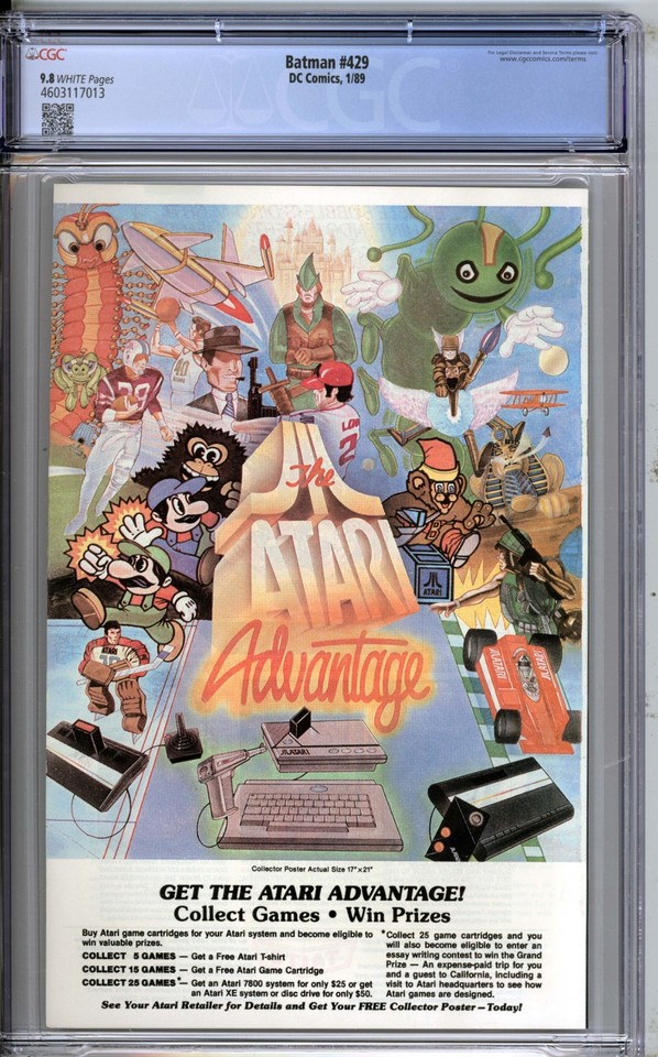 Batman #429 CGC 9.8 NM/MT A Death in the Family WHITE PAGES | eBay