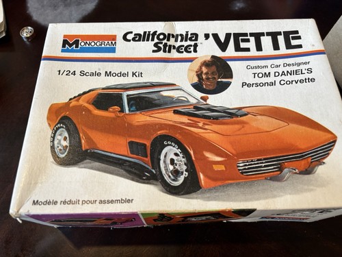 Monogram Tom Daniel's California Street Vette Corvette 1/24 Model Kit ...
