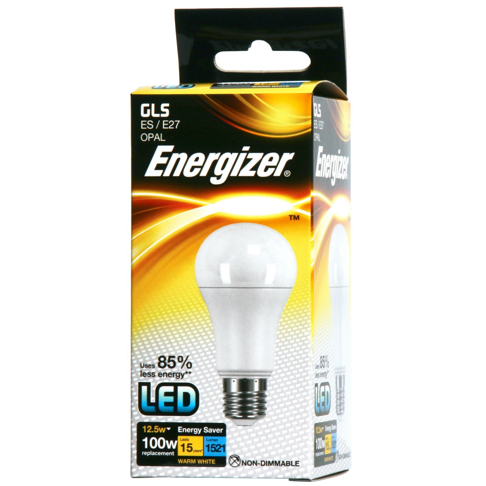 ENERGIZER 40W 60W 100 WATT GLS LED HALOGEN BULB BAYONET SCREW BC/ B22 ...