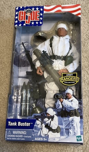 2002 Hasbro G.I. Joe Tank Buster Army Rangers 12" Action Figure | eBay