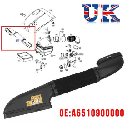 Air Intake Hose For Mercedes Benz MB CLA A Class 200 CDI W117 W176 ...