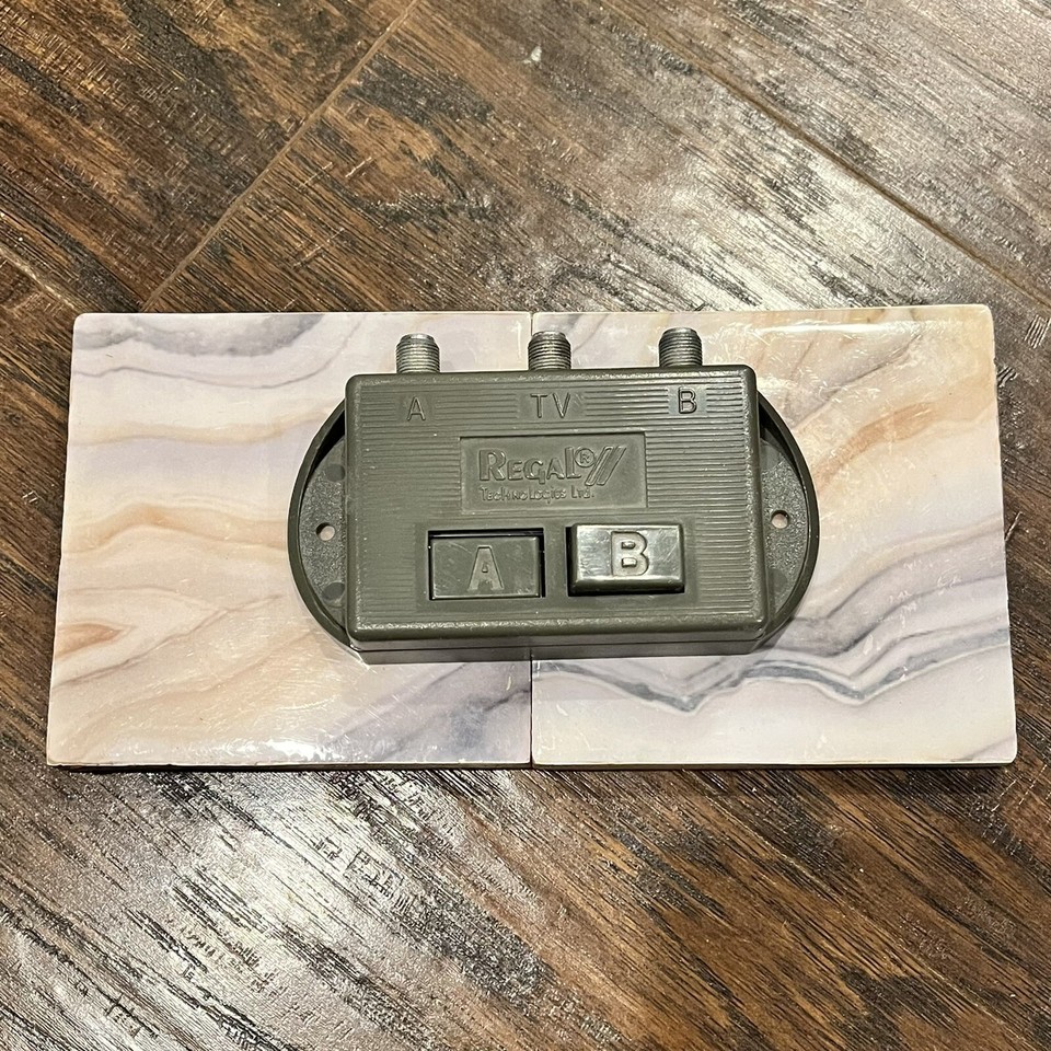 New Regal Technologies RABS-10 Switch FOR TV A / B Switch Coax CABLE ...