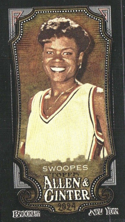 2024 Topps Allen & Ginter - Mini Black Border #218 Sheryl Swoopes for ...
