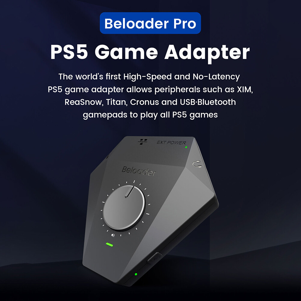 Beloader Pro Converter Adapter USB 3.5mm Jack Gamepad Adapter Gaming ...