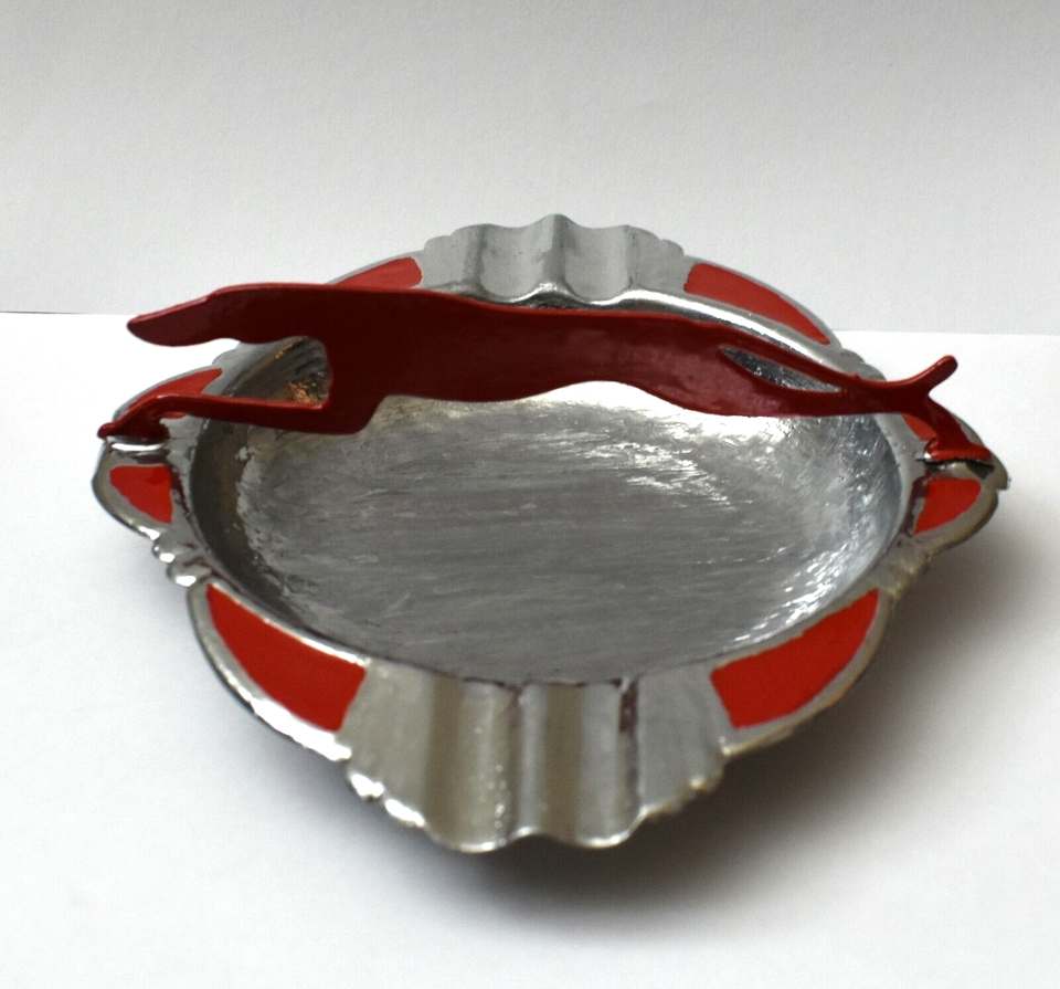 Art Deco Greyhound Bus Line Ashtray Antique Ryson U.S.A. Handled | eBay