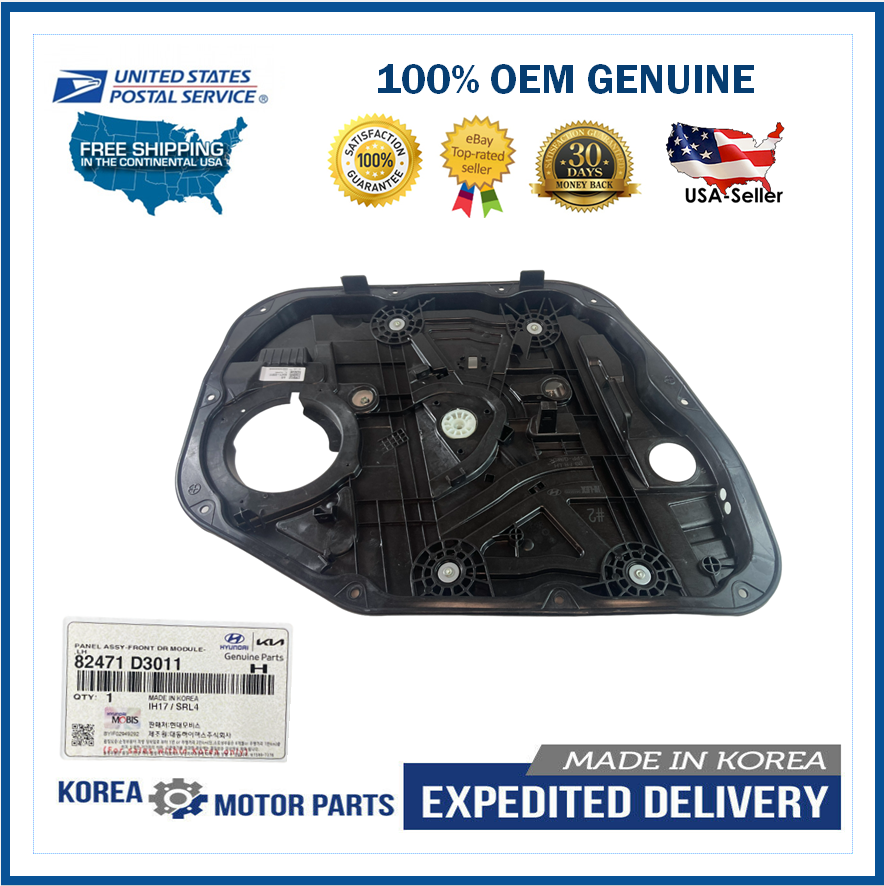 GENUINE FR LH WINDOW REGULATOR PANEL FOR 2016-2021 HYUNDAI TUCSON ...