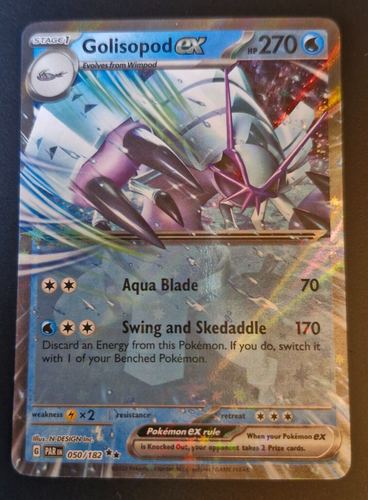 Carte Pokémon rare Golisopod (Sarmurai) ex 050/182 Paradox Rift EN | eBay