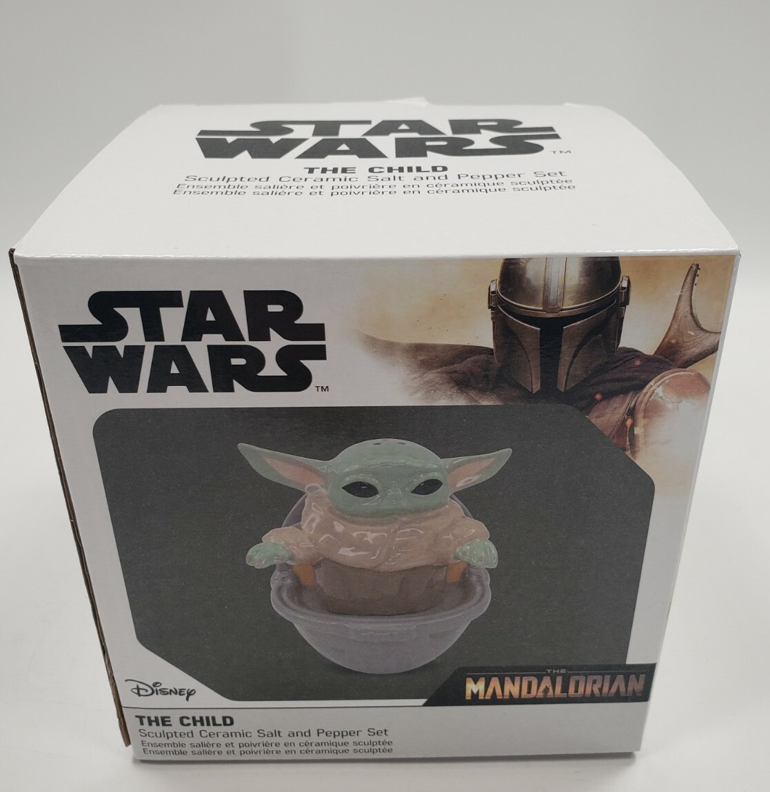 Star Wars Mandalorian The Child Ceramic Salt & Pepper Shakers Set ...